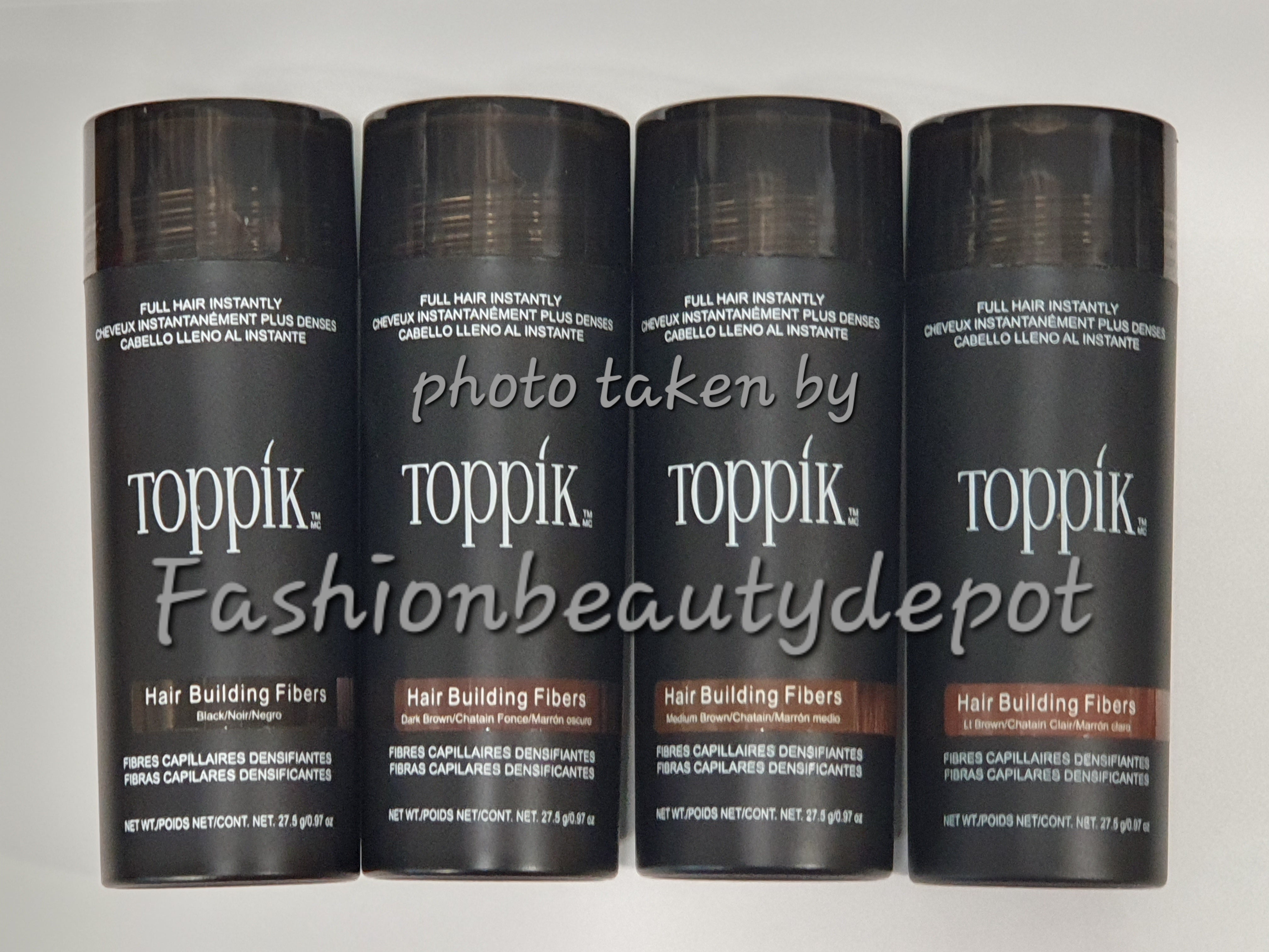 2 x TOPPIK Hair Building Fiber *Choose Your Color* 27.5g 0.97oz FASHIO ...